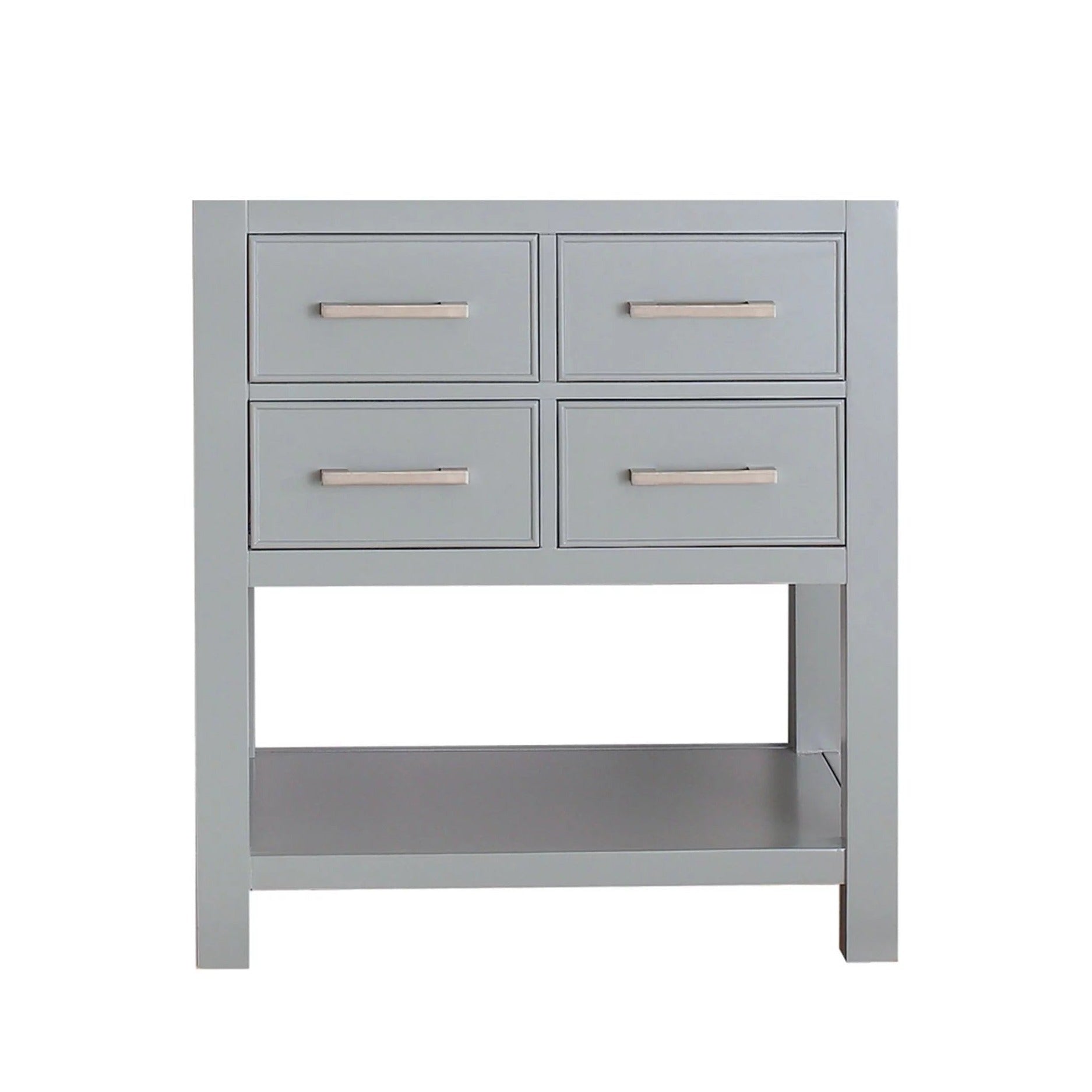 Hampton 30 in. Chilled Gray Single Vanity Base – Super Arbor