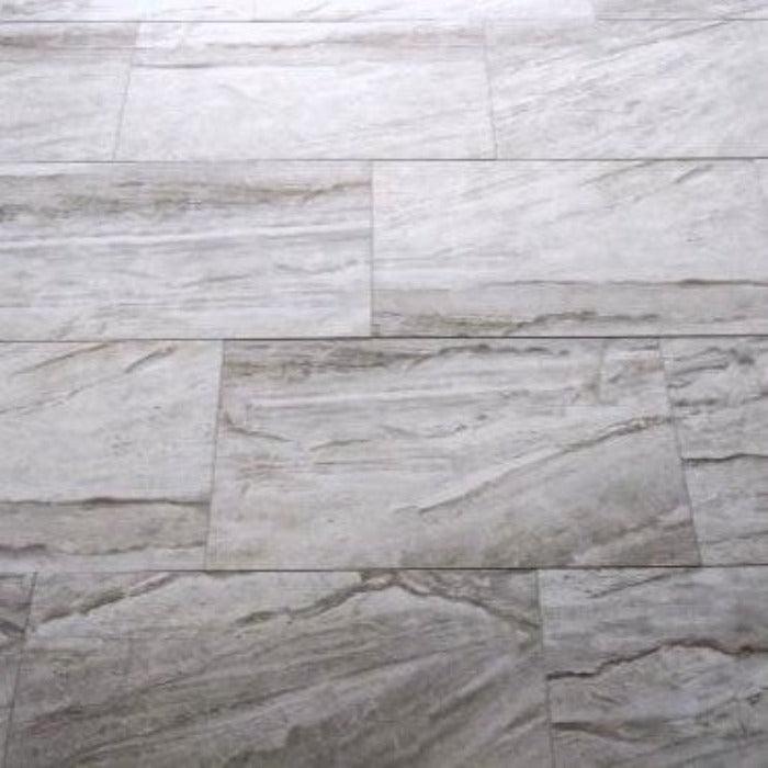 Vigo Gris 12 in. x 24 in. Matte Ceramic Stone Look Floor and Wall Tile ...